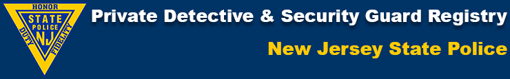 Private Detective and Security Guard Registry