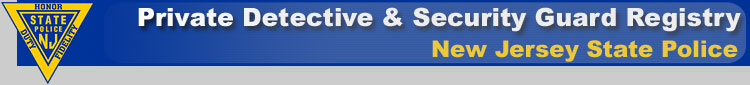 Private Detective and Security Guard Registry